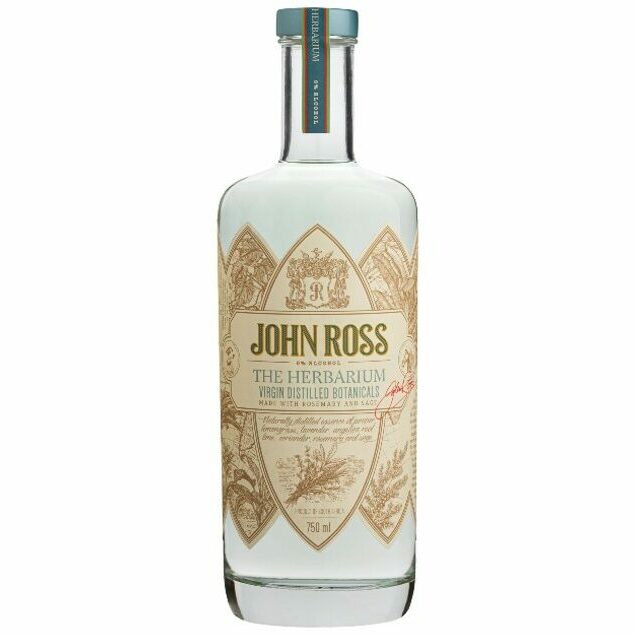 John Ross The Herbarium Virgin Distilled Botanical Gin 750ml ...
