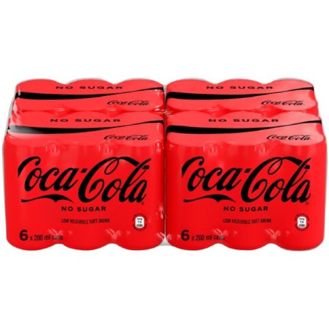 Coke Zero 24 x 200ml Cans | Woodstock Liquors